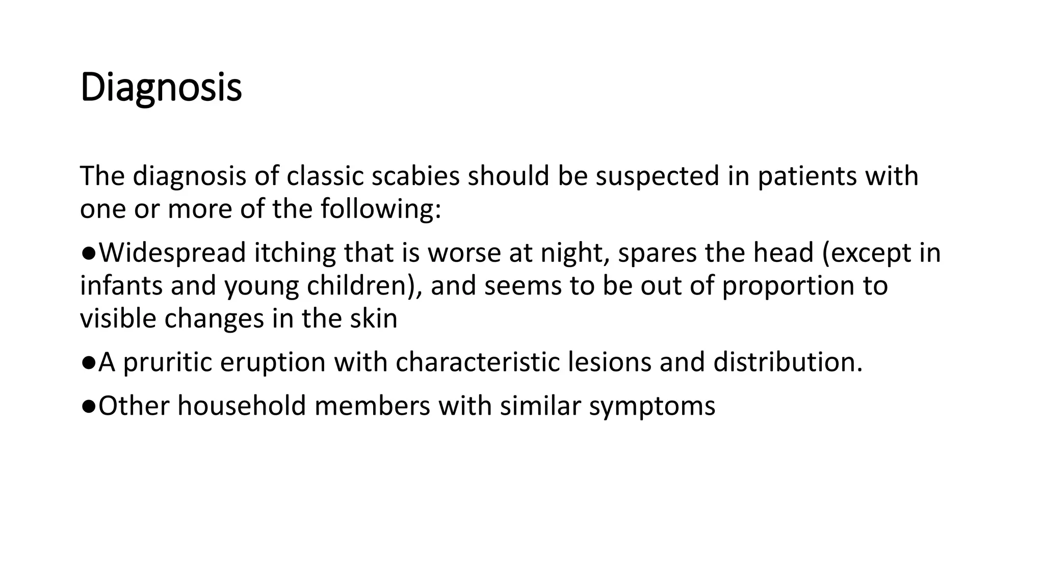 Scabies etiology, transmission, risk factors, clinical variants ...