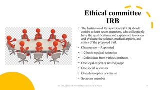 ETHICS IN BIOMEDICAL RESEARCH (Clinical Research) | PPTX