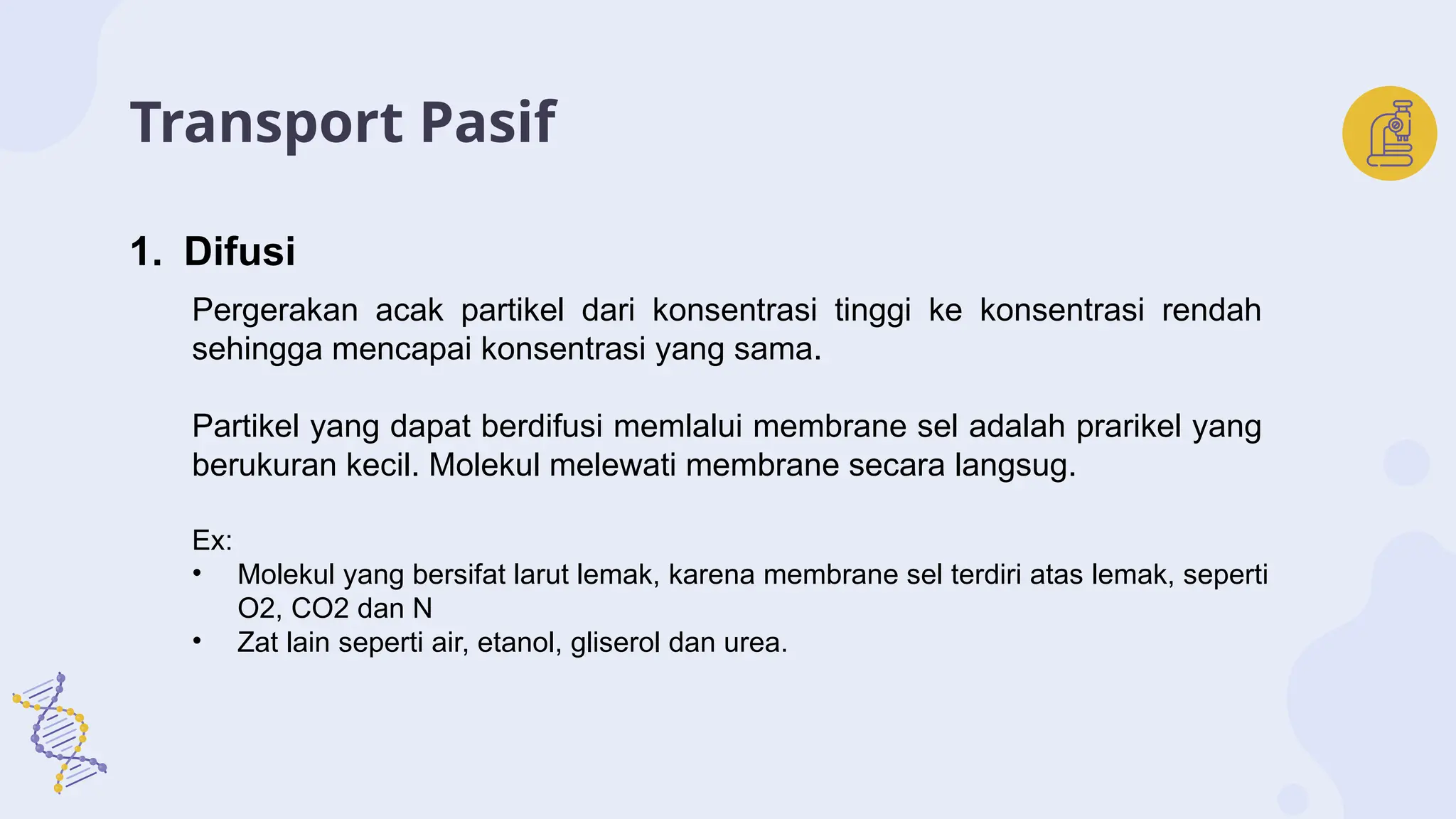 Transport Sel atau transport membran seluler | PPTX