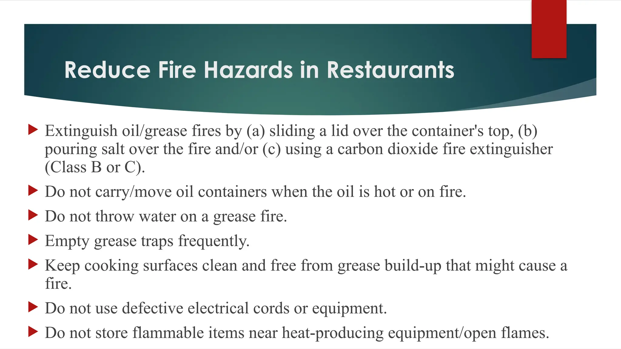 03. Restaurant Manager and Safety.pptx for the restaurant and bar ...