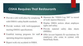 03. Restaurant Manager and Safety.pptx for the restaurant and bar ...