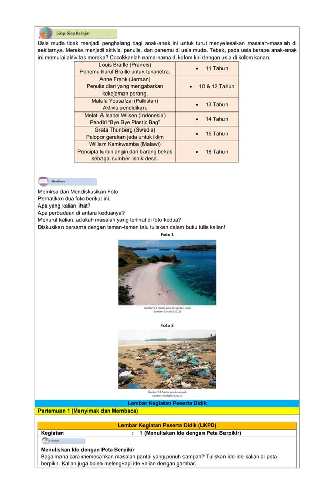 MODUL AJAR BAHASA INDONESIA KELAS 6 SEMESTER 2 KURIKULUM MERDEKA CP 032 | PDF