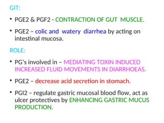 EICOSINOIDS LIPID DERIVED AUTOCOIDS HAP T | PPT