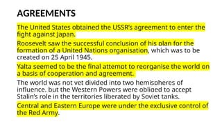03. BEGINNINGS OF COLD WAR - Yalta Conference.pptx | Death, Injury, or ...