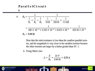 03. Parallel circuits , CDR & Series-Parallel Circuits.pptx
