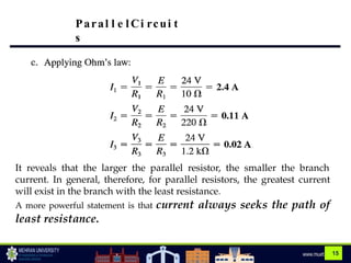 03. Parallel circuits , CDR & Series-Parallel Circuits.pptx