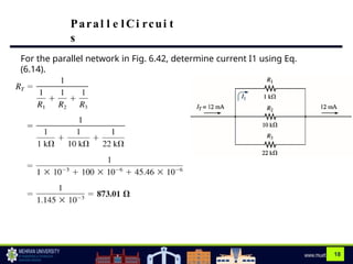 03. Parallel circuits , CDR & Series-Parallel Circuits.pptx