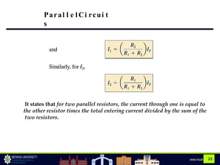 03. Parallel circuits , CDR & Series-Parallel Circuits.pptx