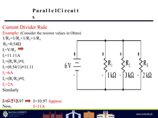 03. Parallel circuits , CDR & Series-Parallel Circuits.pptx