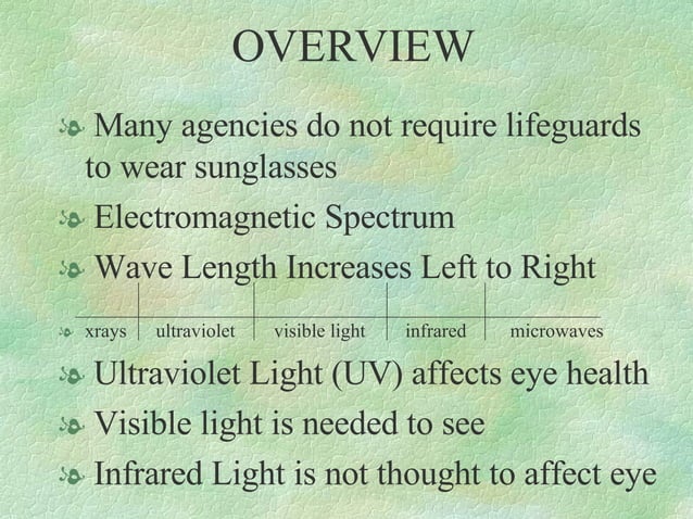 Eye health and vision standards for lifeguards | PPS | Eye and Vision ...