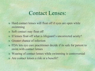 Eye health and vision standards for lifeguards | PPS