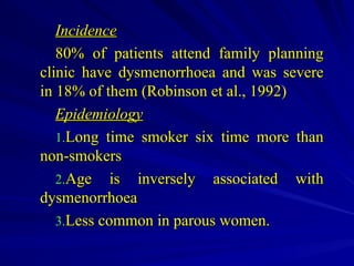03. Dysmenorrhoe and types of dysmenorrhea.ppt