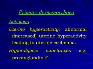 03. Dysmenorrhoe and types of dysmenorrhea.ppt