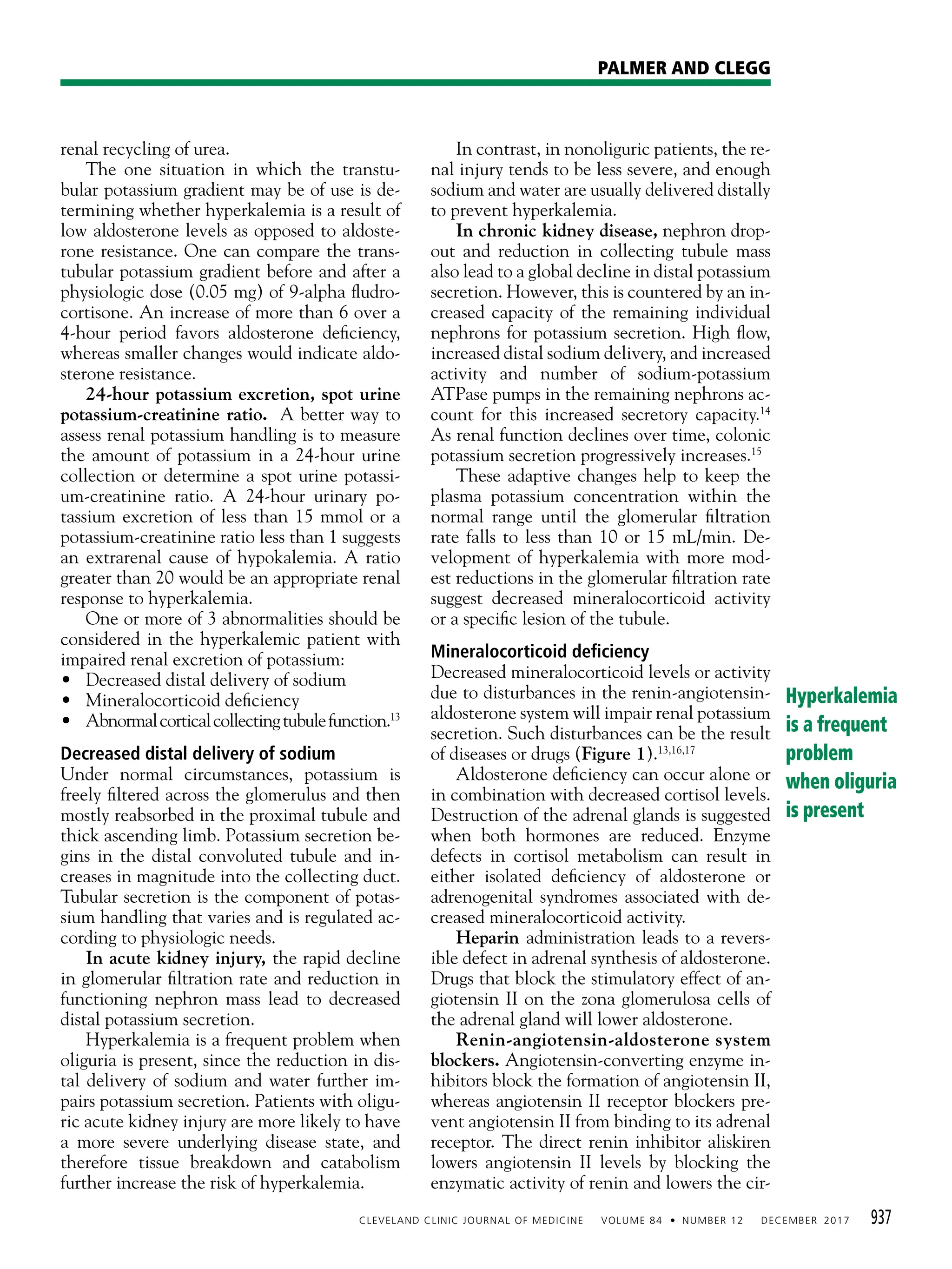 EVALUACION DIAGNOSTICA Y TRATAMIENTO DE LA HIPERKALMIA | PDF