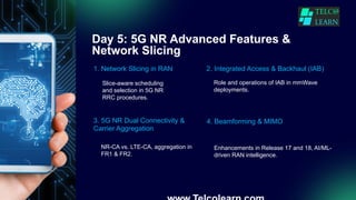 5G NR Deep Dive Training by TelcoLearn | 5G NR | PPTX