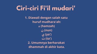 PPT Pembagian Fi'il atau Kata Kerja: Definisi dan macam-macam Fi'il | PDF