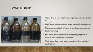 03. Demulsifier Bottle Test Rev1 in Oil and Gas | PDF