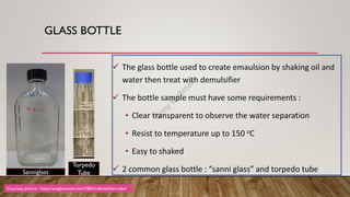 03. Demulsifier Bottle Test Rev1 in Oil and Gas | PDF