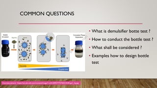 03. Demulsifier Bottle Test Rev1 in Oil and Gas | PDF