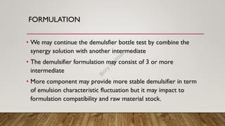 03. Demulsifier Bottle Test Rev1 in Oil and Gas | PDF