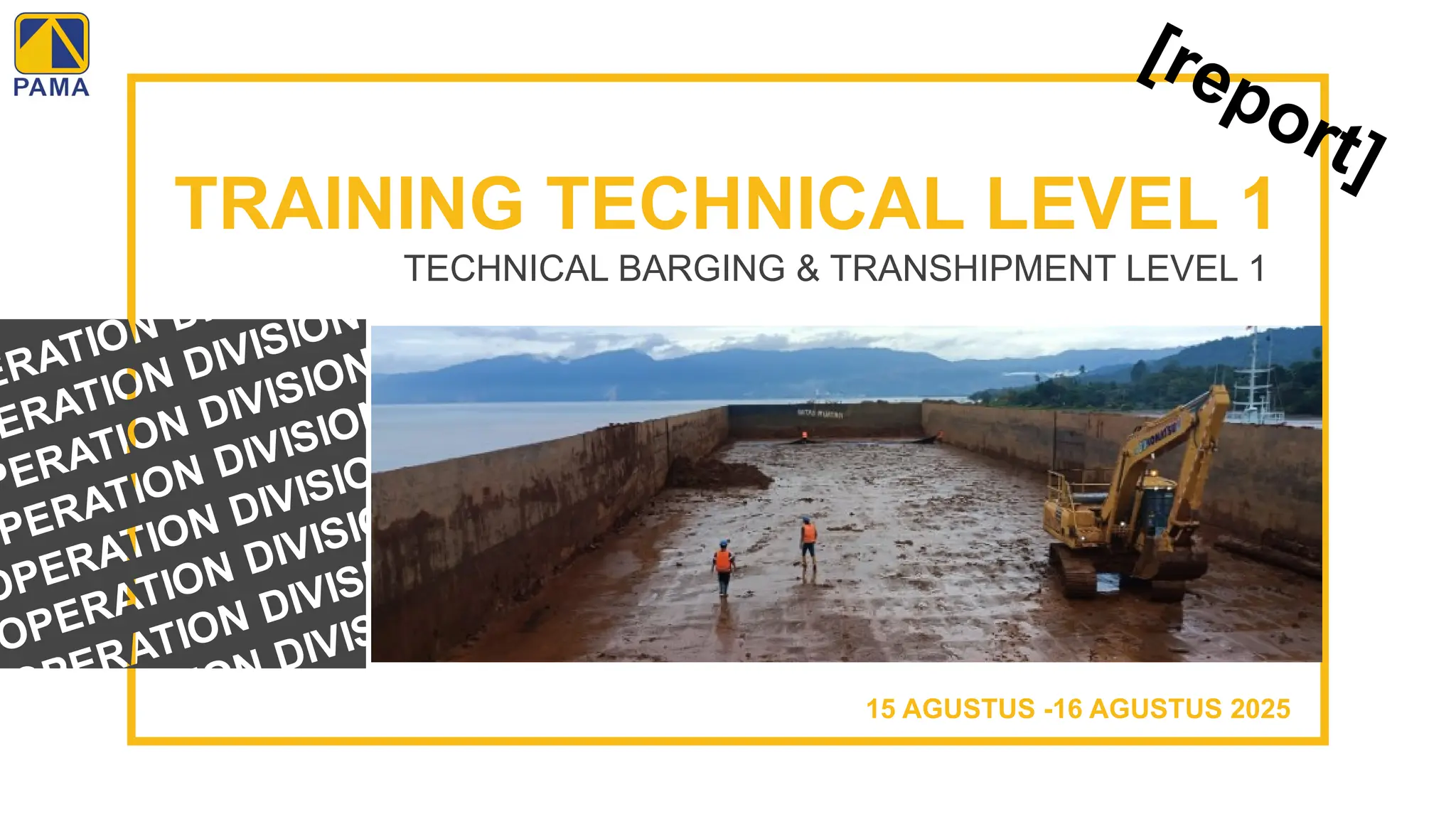 REPORT TRAINING BARGING angk 1 2025.pptx