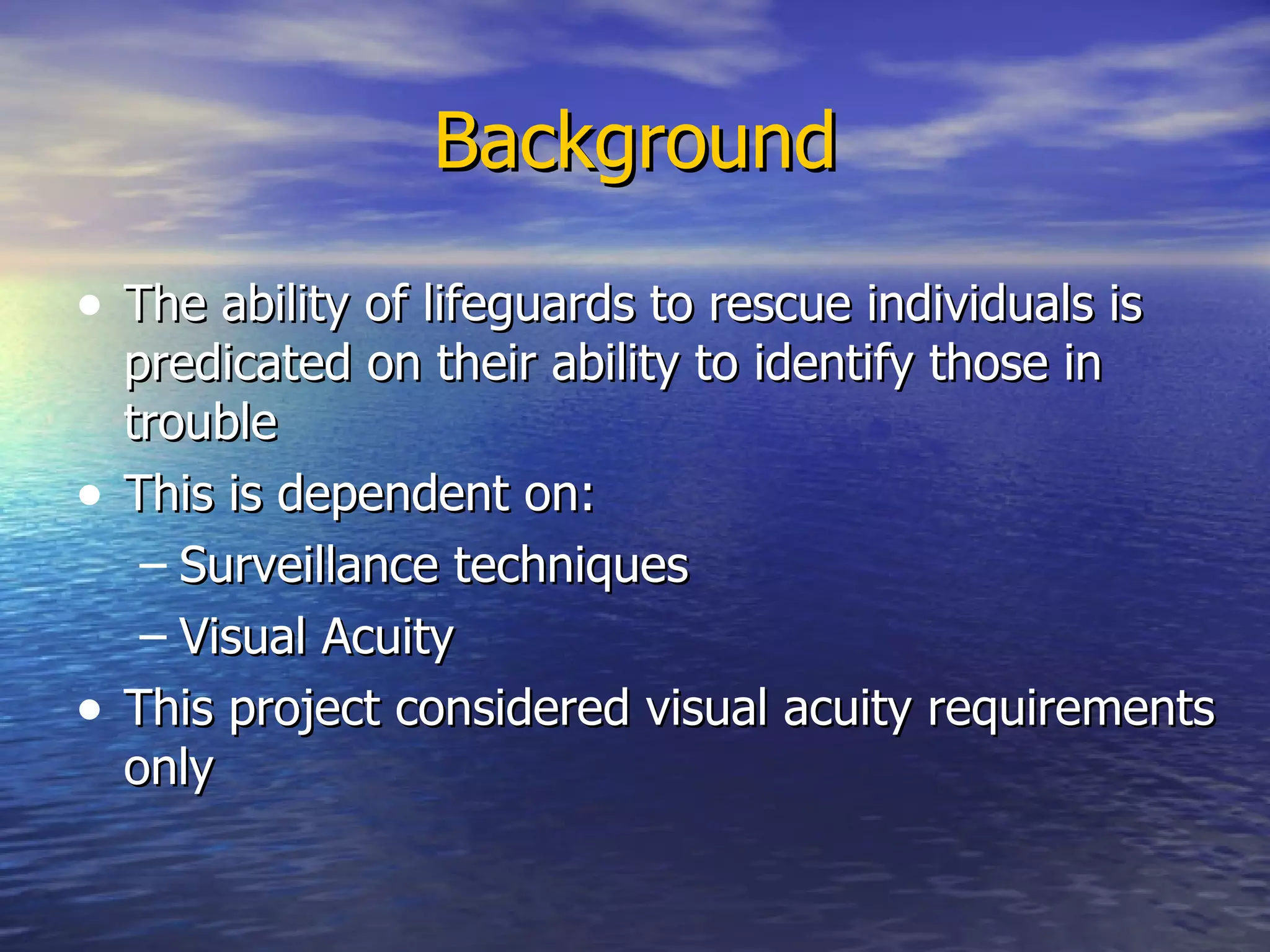 Visual Acuity Standards | PPT