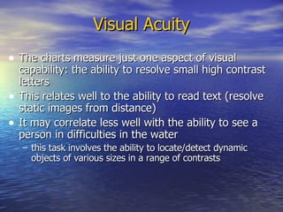 Visual Acuity Standards | PPT