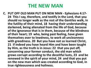 ten traits of the new man | PPT