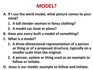 christ our model | PPTX