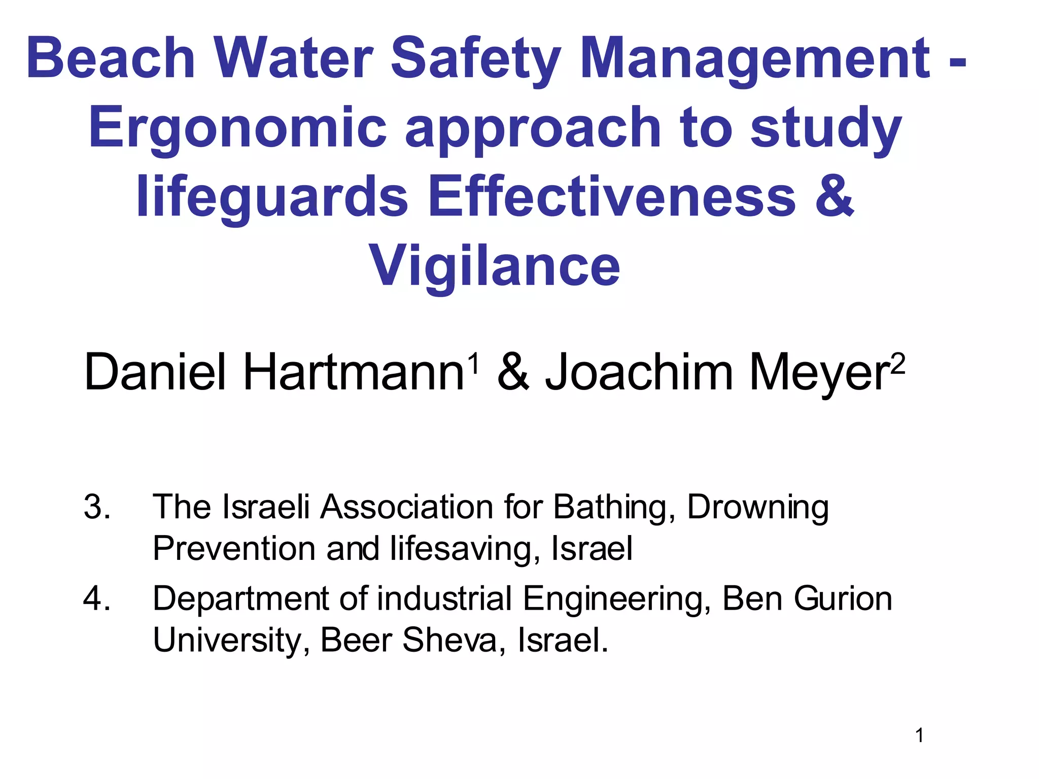 Water Safety Management | PPS