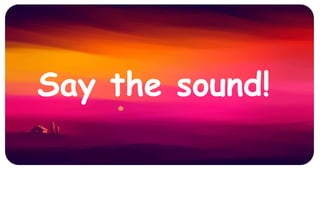 letter sounds / phonics for kindergarten | PPTX