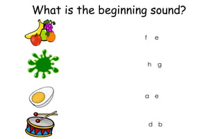 letter sounds / phonics for kindergarten | PPTX