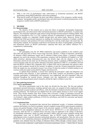 Route towards certification: a path analysis on licensure performance ...