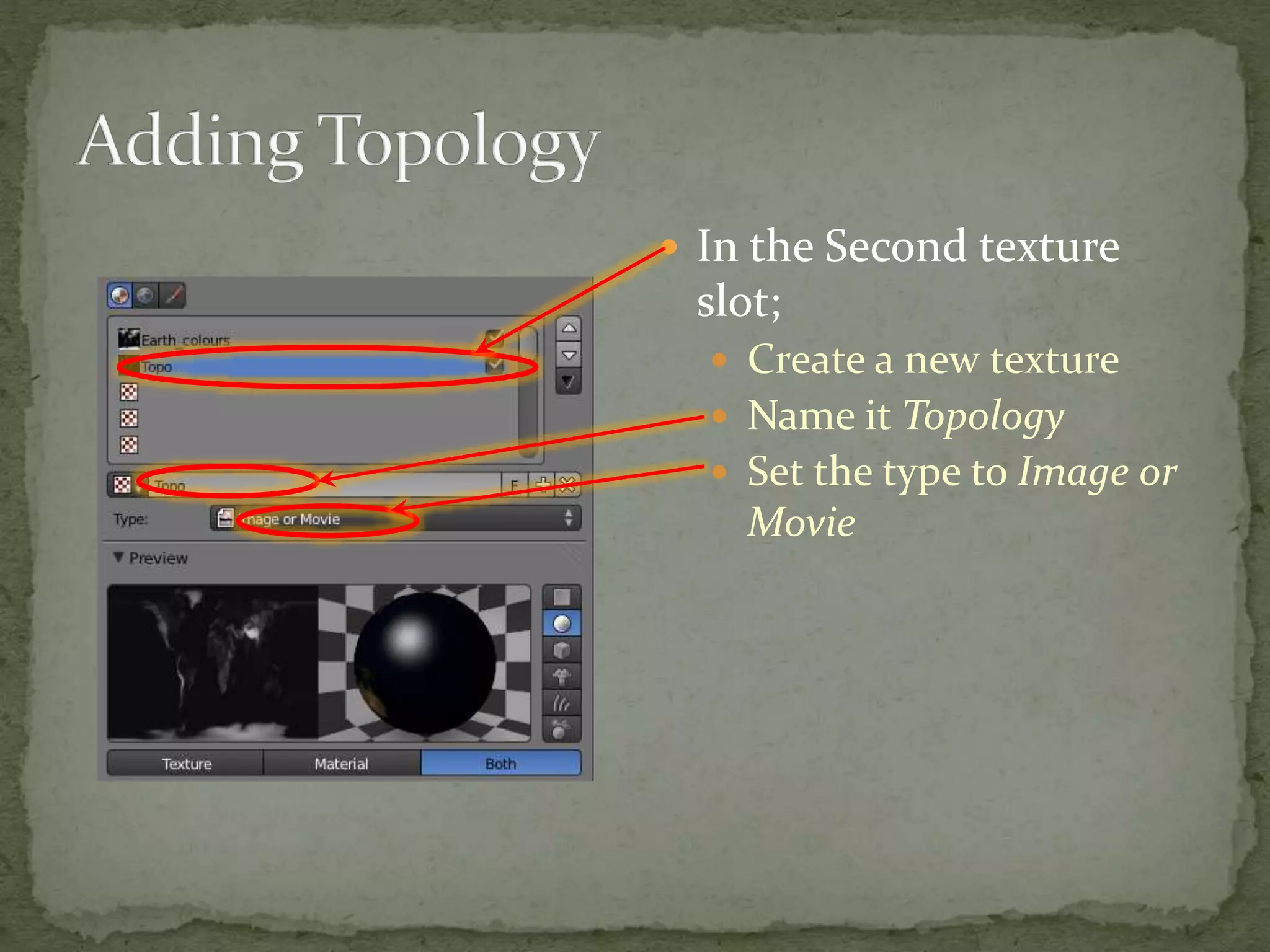 Adding texture maps | PPTX