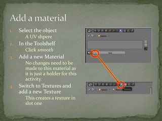Adding texture maps | PPTX