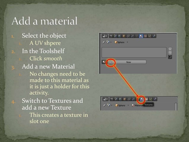 Adding texture maps | PPTX