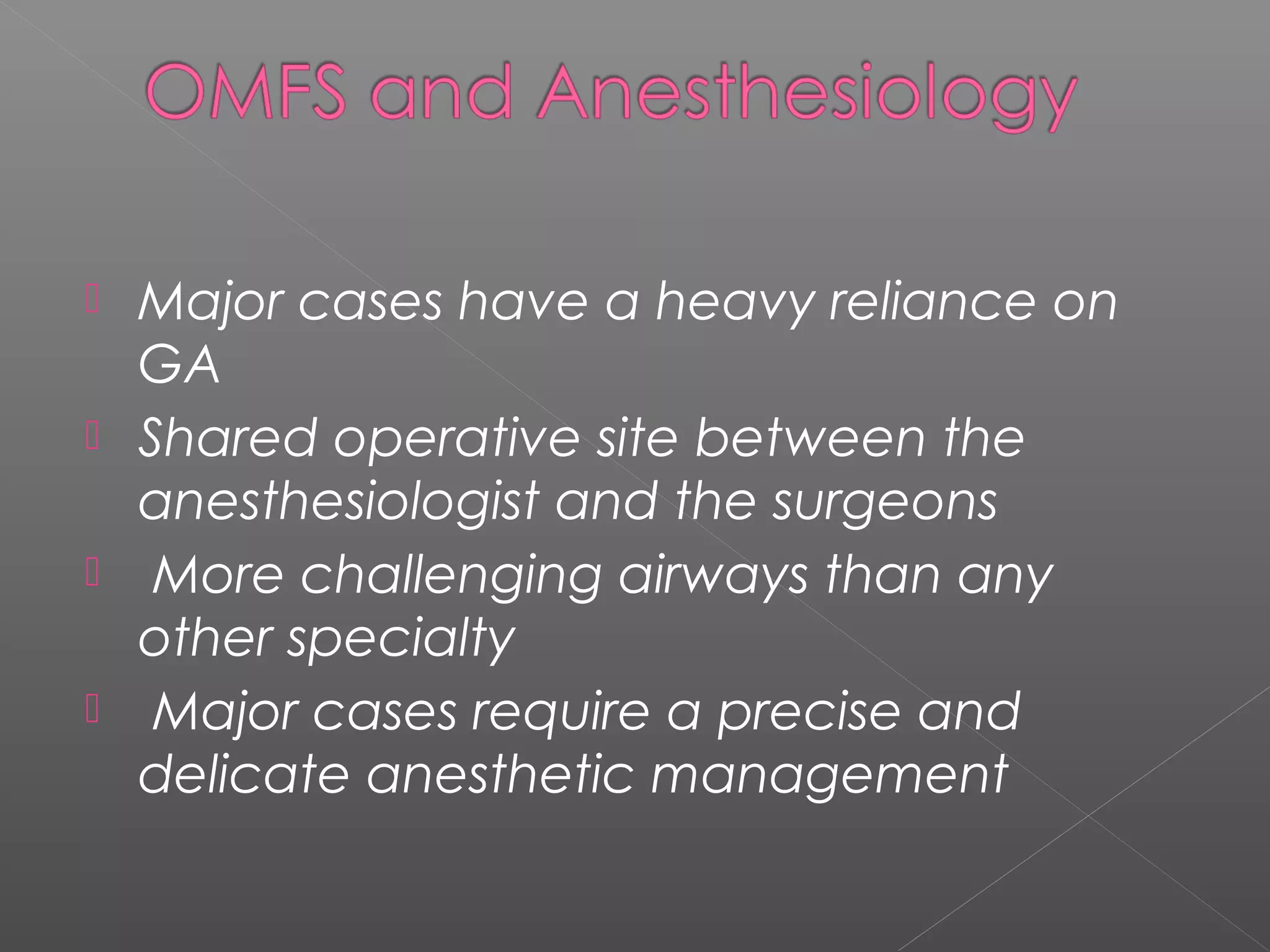 03 anaesthetic considerations in maxillofacial trauma surgery | PPT