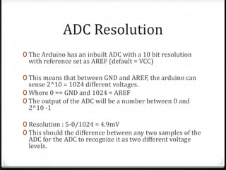 03 analogue anrduino fundamentals | PPTX