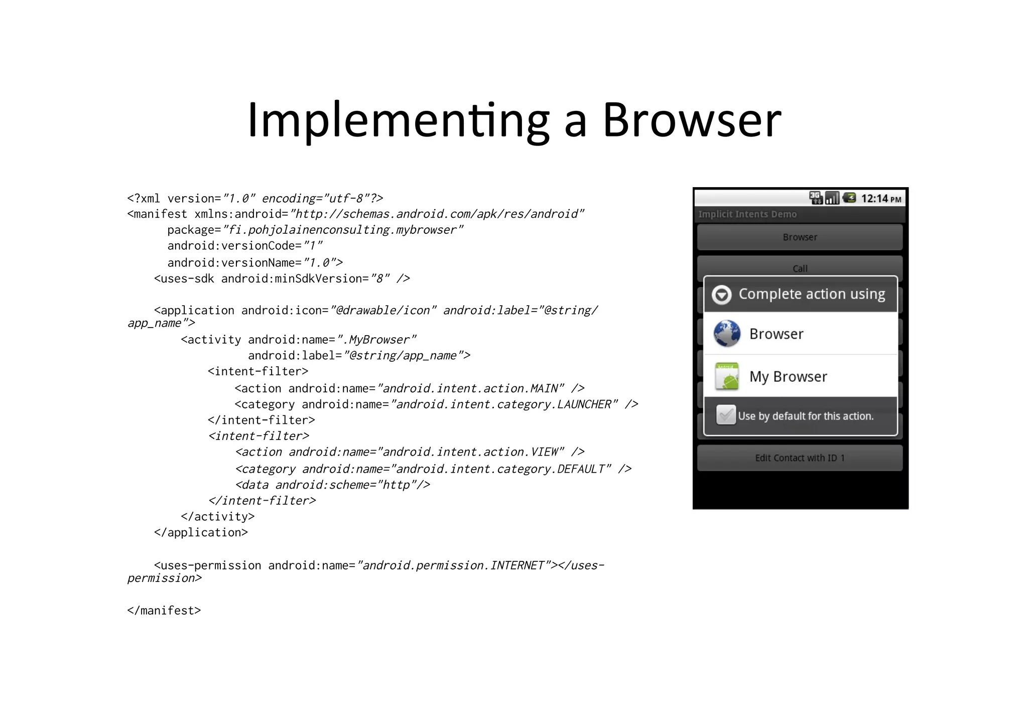 Android Basic Components | PDF