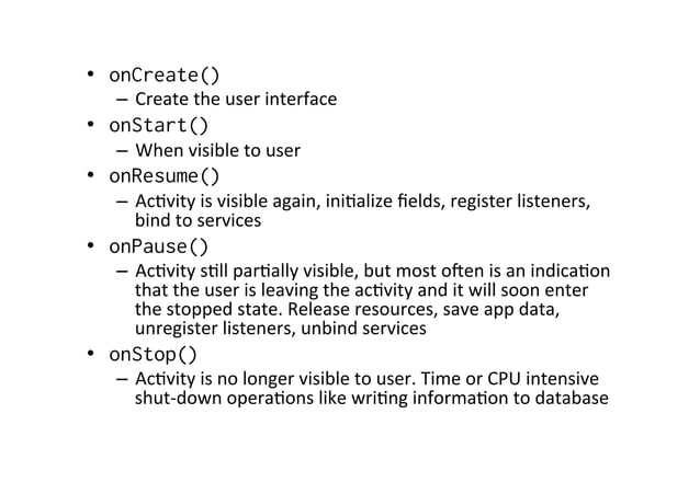 Android Basic Components | PDF