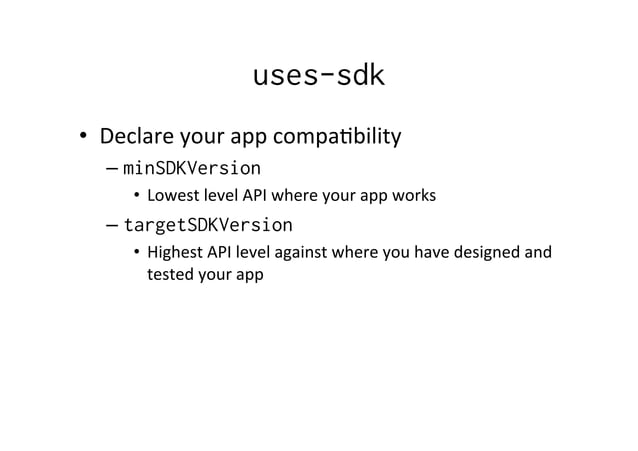 Android Basic Components | PDF