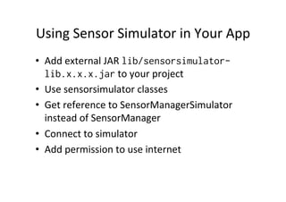 Android Sensors | PDF