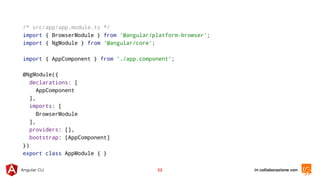 Introduzione ad Angular CLI | PPT