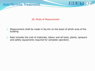 03 anti-termite treatment | PPTX