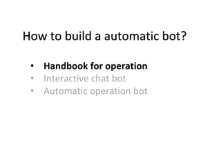 Automatic Operation Bot for Ceph - You Ji | PPT
