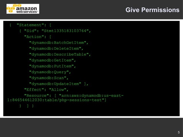 Dynamodb For Php Sessions Pdf Cloud Computing Internet