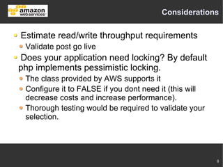 DynamoDB for PHP sessions | PDF | Cloud Computing | Internet