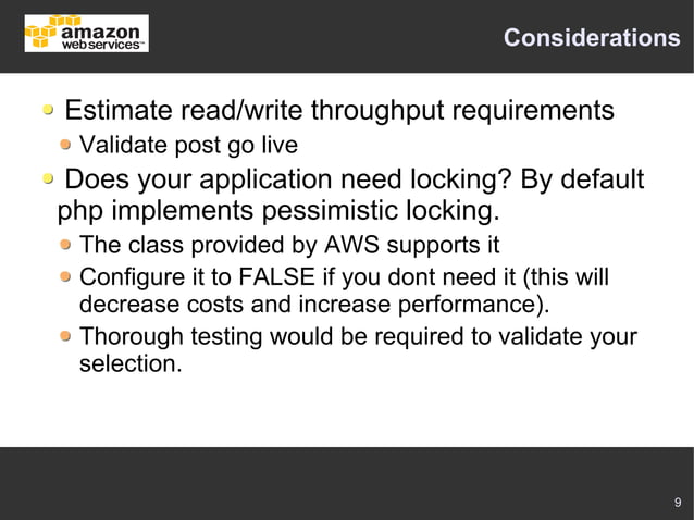 Dynamodb For Php Sessions Pdf Cloud Computing Internet