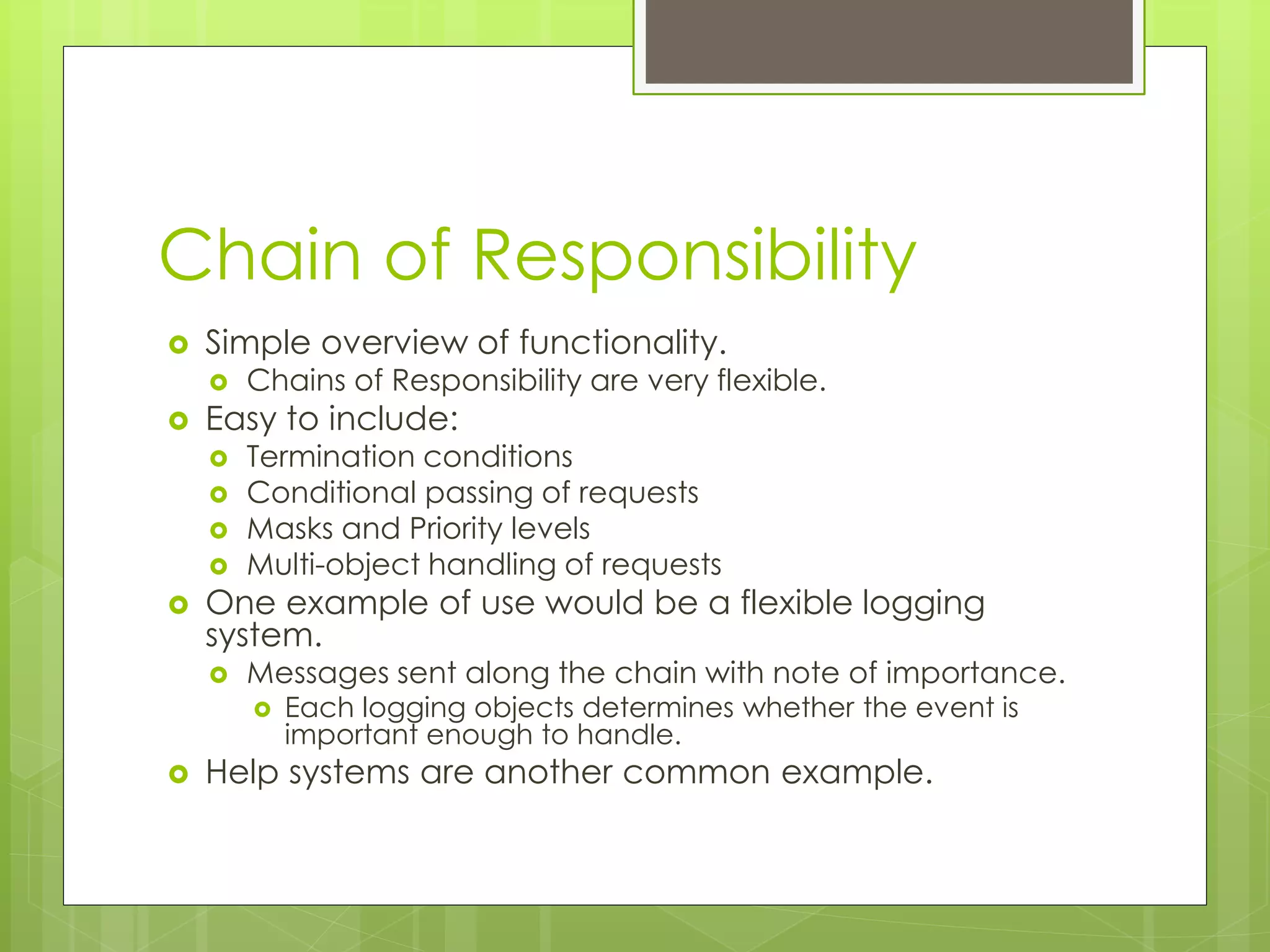 PATTERNS03 - Behavioural Design Patterns | PPTX