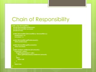 PATTERNS03 - Behavioural Design Patterns | PPTX | Programming Languages | Computing